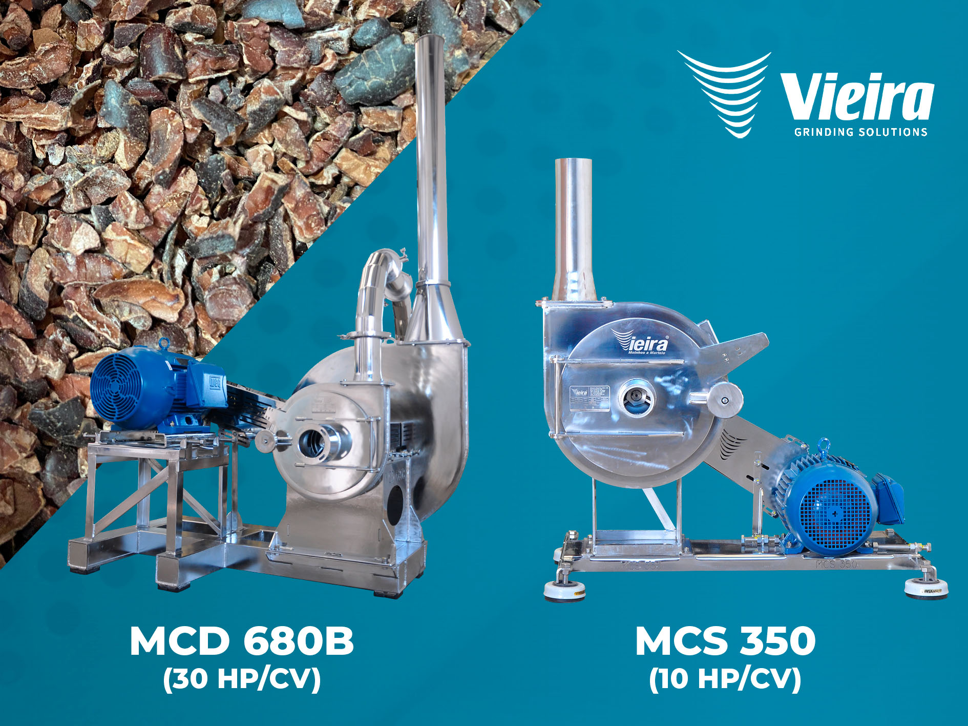 Mill for Cocoa Nibs – Moinhos Vieira